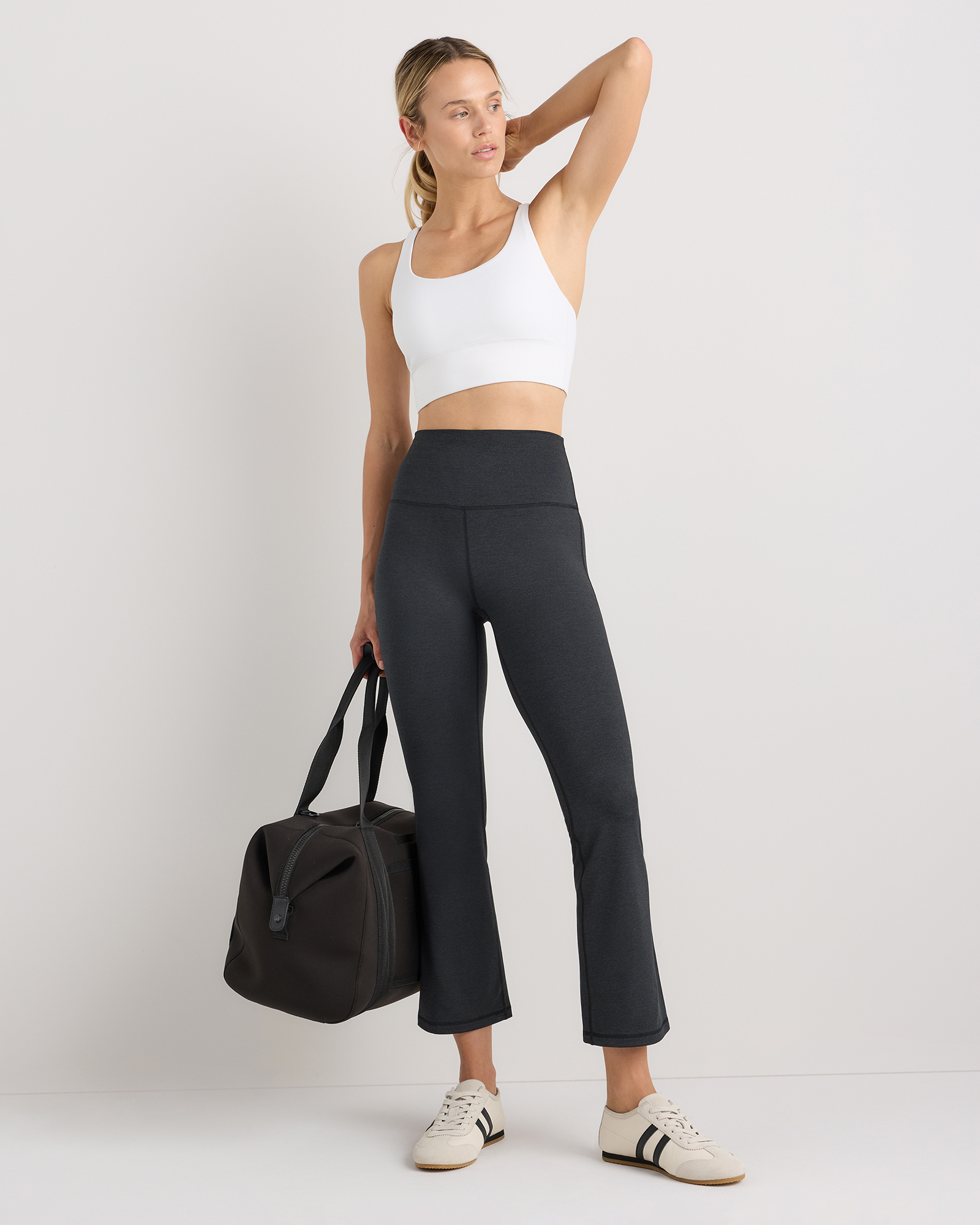 QUINCE Quince Ultra-Soft Cropped Bootcut Pants